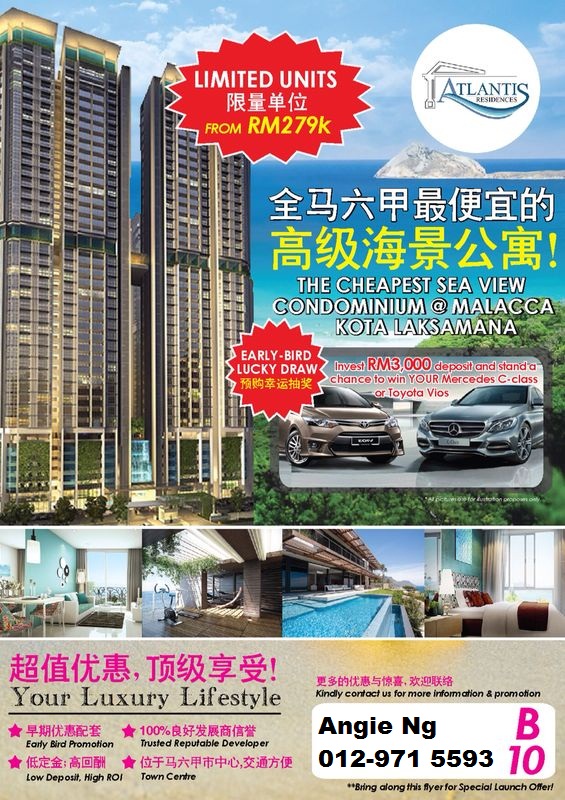 Melaka New Properties: ATLANTIS RESIDENCE MELAKA (((THE WORLD HERITAGE ...