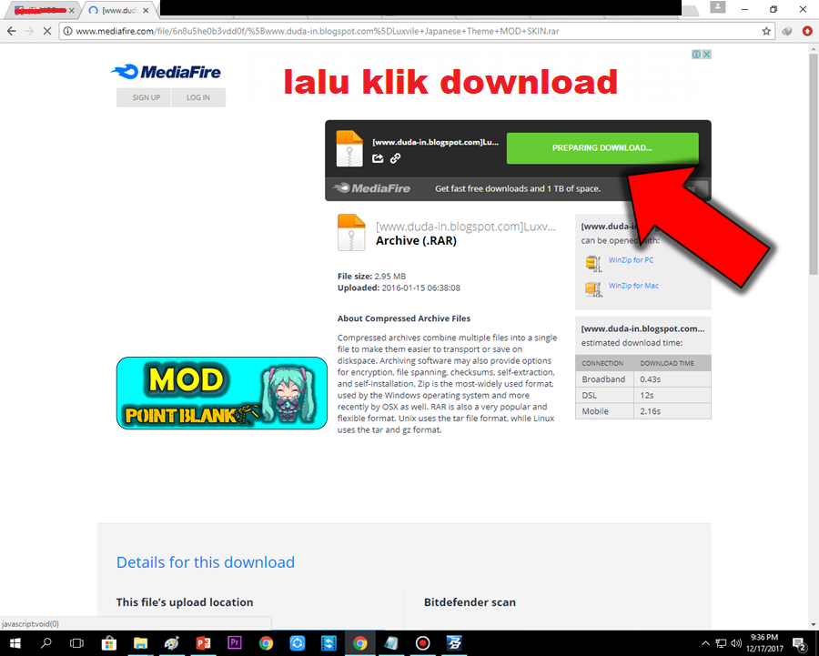 Cara Pasang Mod Point Blank