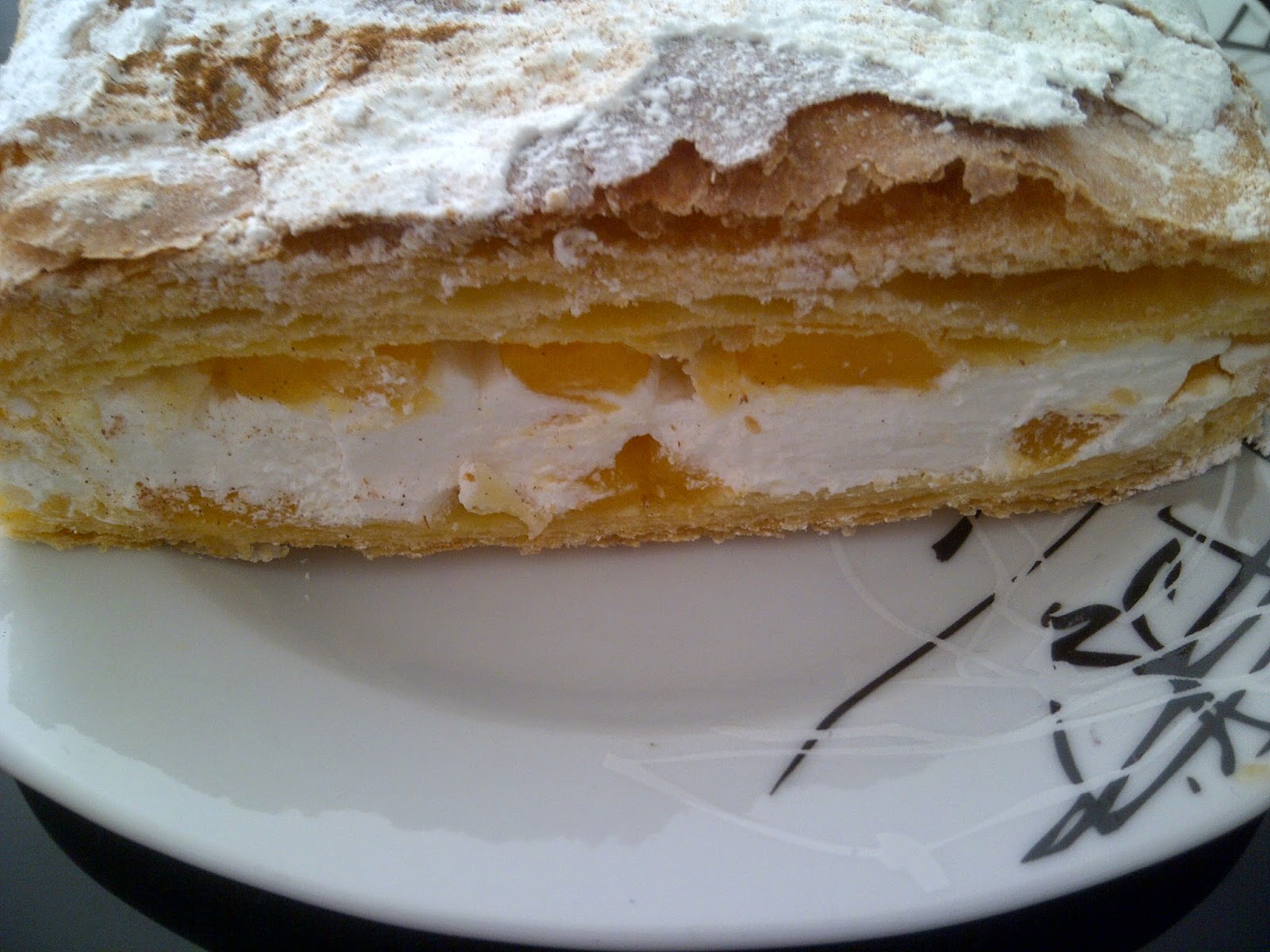 Receitas da Susy Moura: Bolo de massa folhada natas e creme pasteleiro