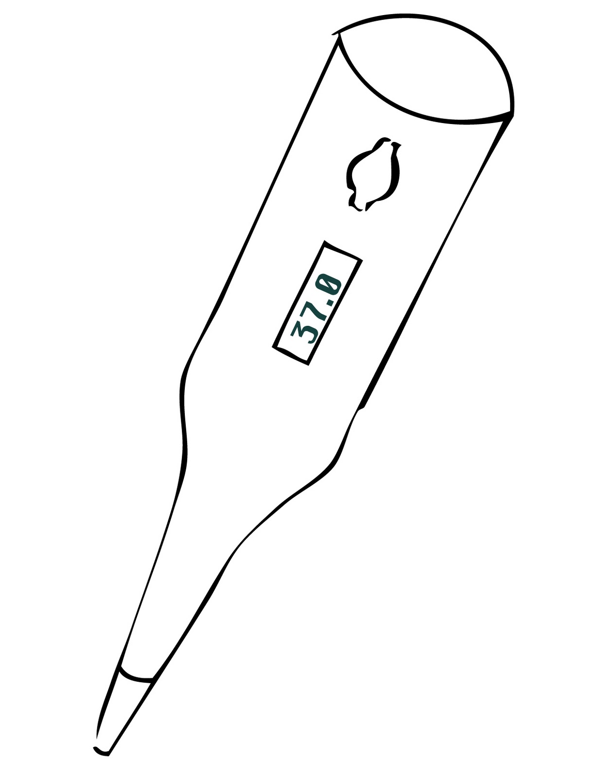 Thermometer Coloring Pages