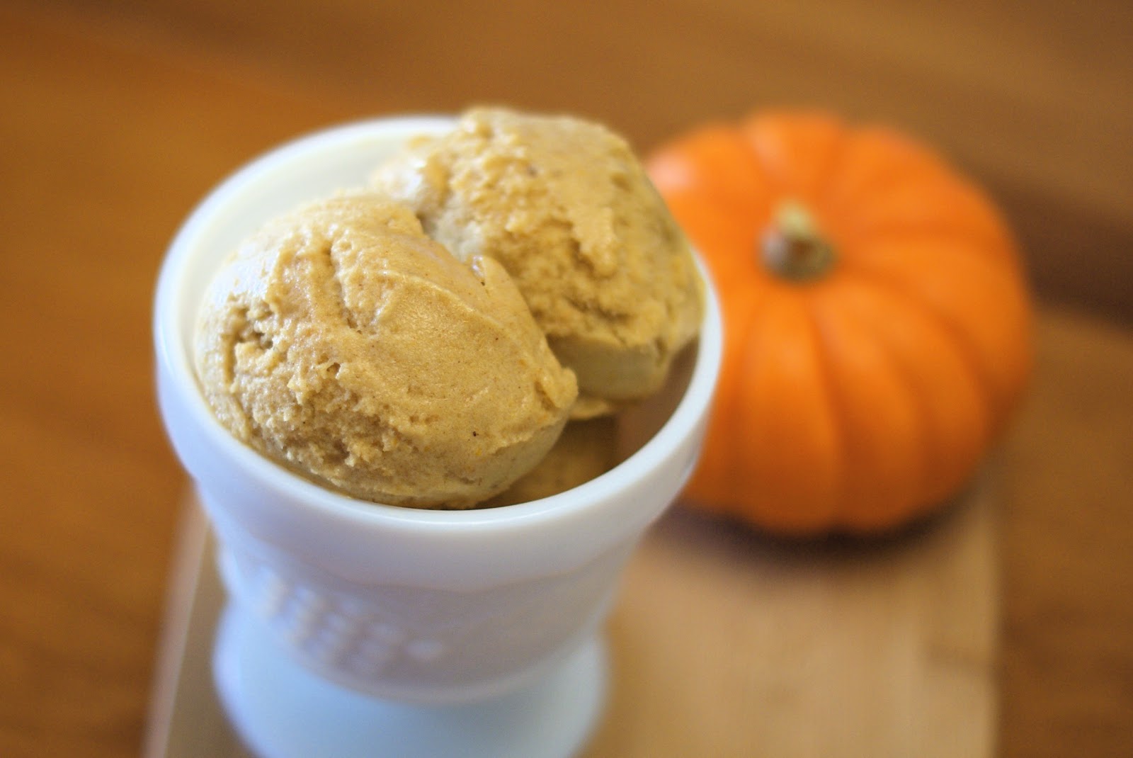 pumpkin spice "ice cream" - Sarah Bakes Gluten Free