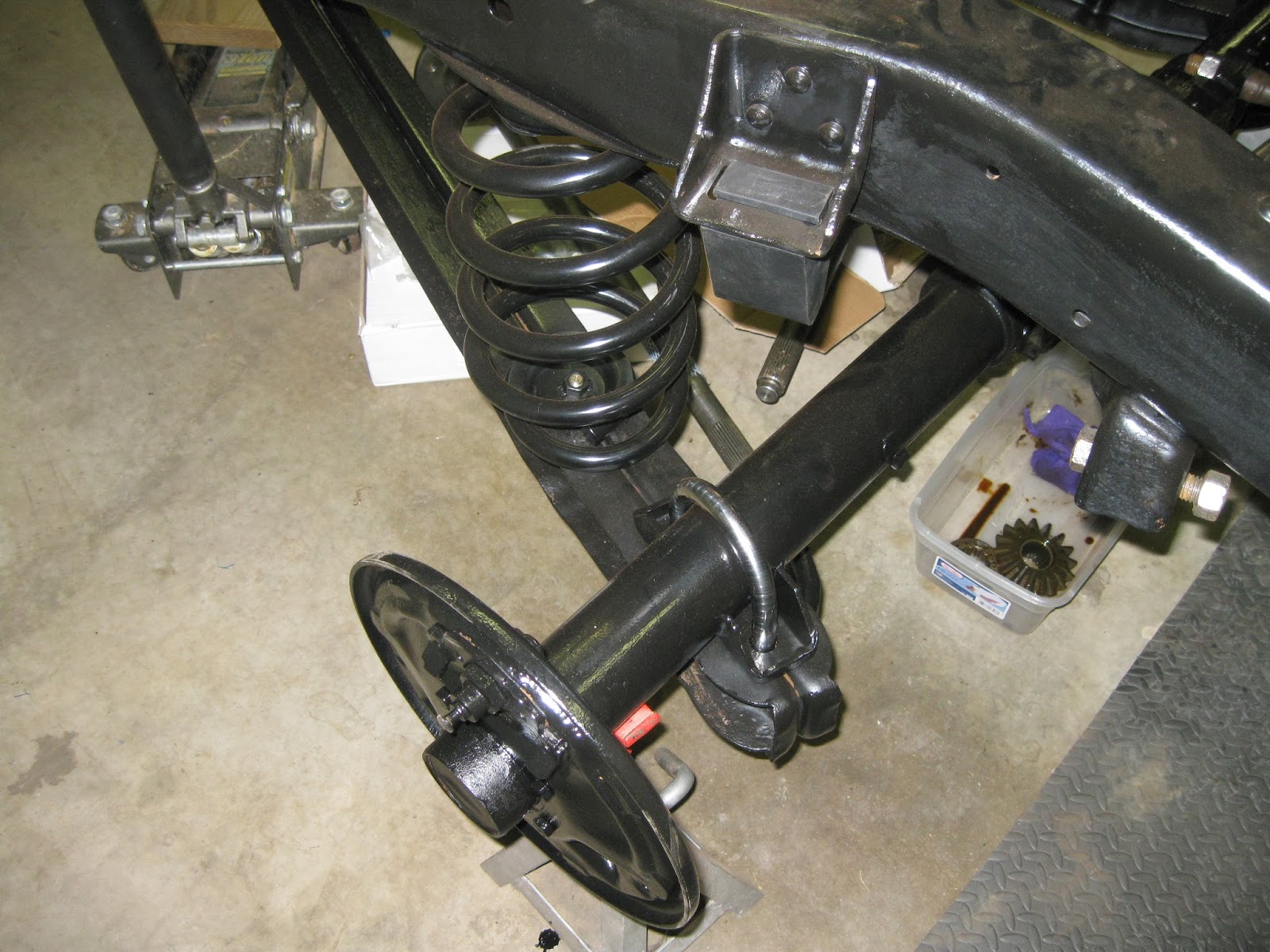 CHEVY C10: REAR END WORK