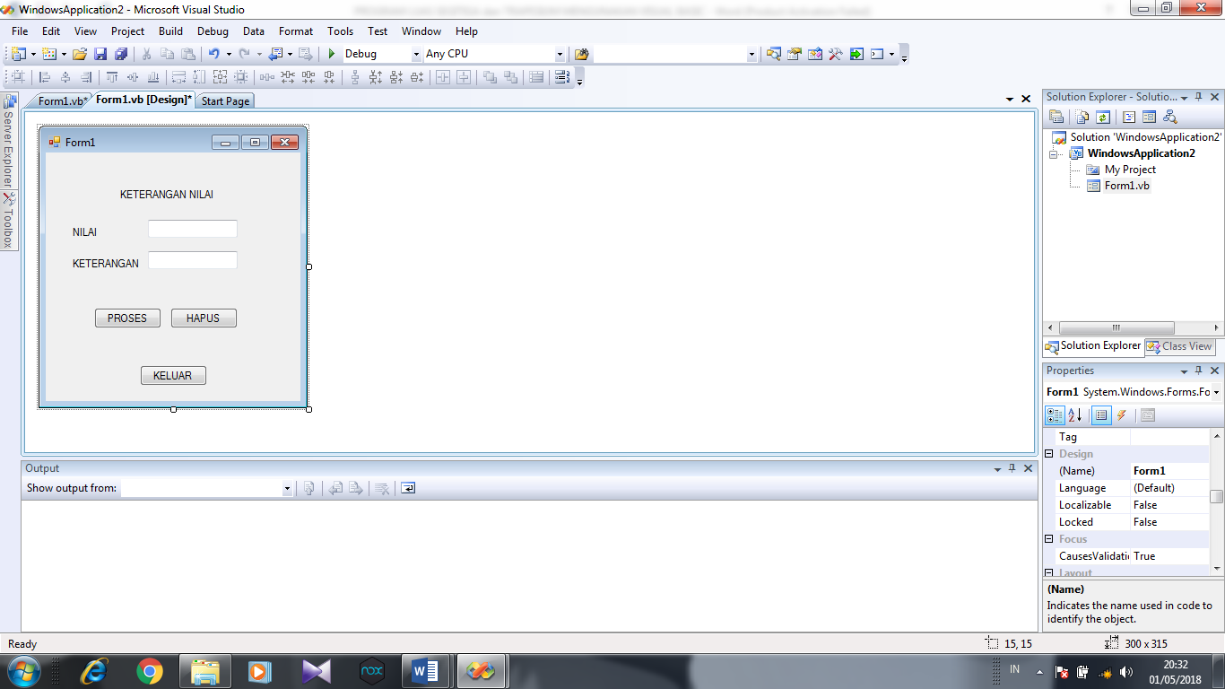 MEMBUAT PROGRAM MENGUNAKAN FUNGSI IF dan CASE DENGAN SOFWARE VISUAL ...