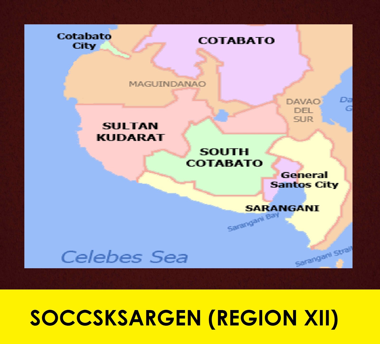 My Homeworks: Rehiyon sa Pilipinas : SOCCSKSARGEN (Rehiyon XII)