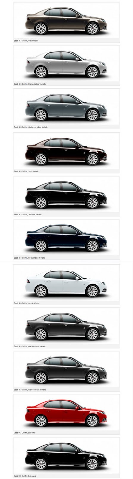Car color popularity and trends ~ SAABISM