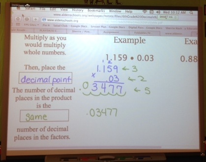 Middle School Math Rules!: Decimal Operations Foldable