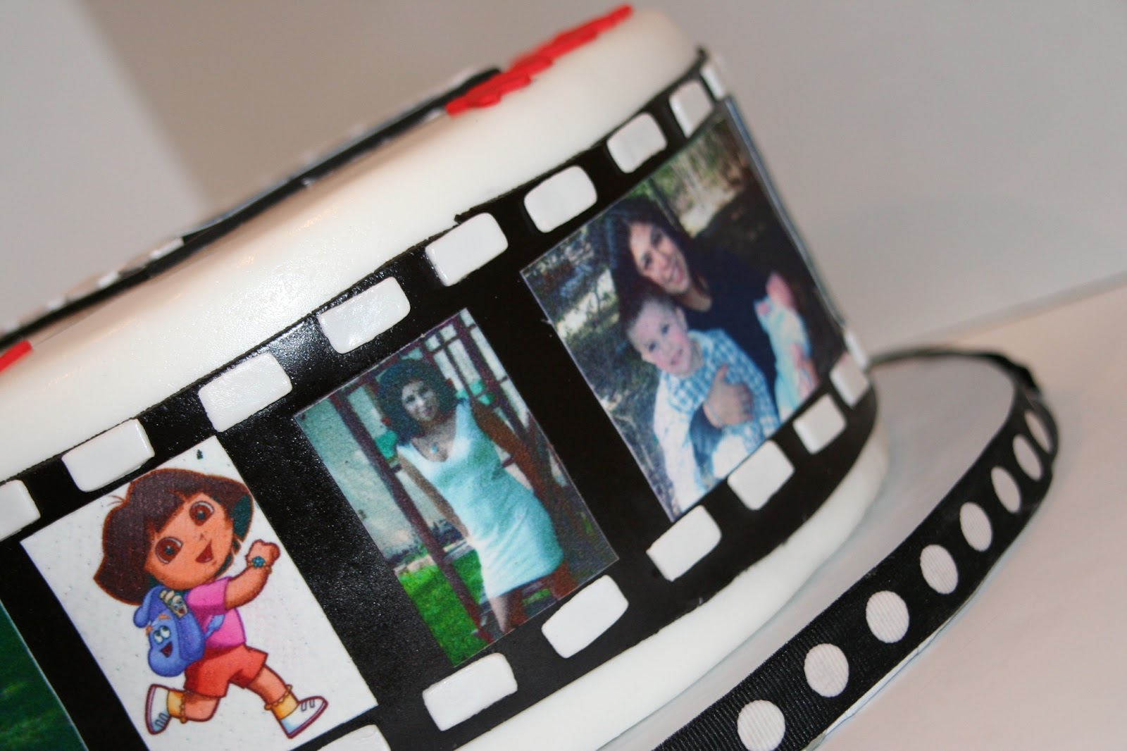 Edge Desserts: Film Reel Cake - A Perfect Milestone Birthday Cake