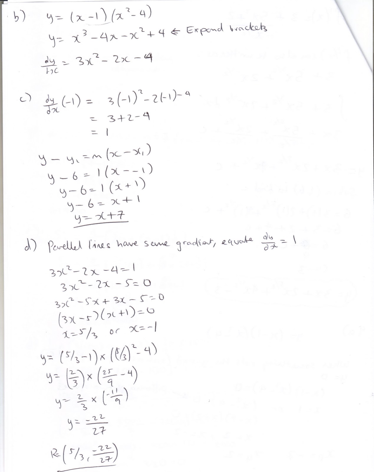 A-Level Mathematics: Differentiating Functions with Examples and ...