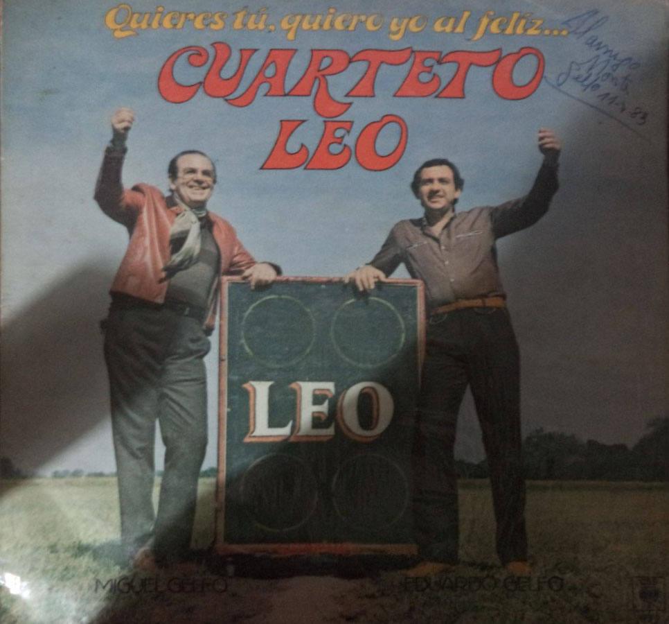 El Mundo del Cuarteto: Cuarteto Leo - Quieres tu, quiero yo al feliz ...