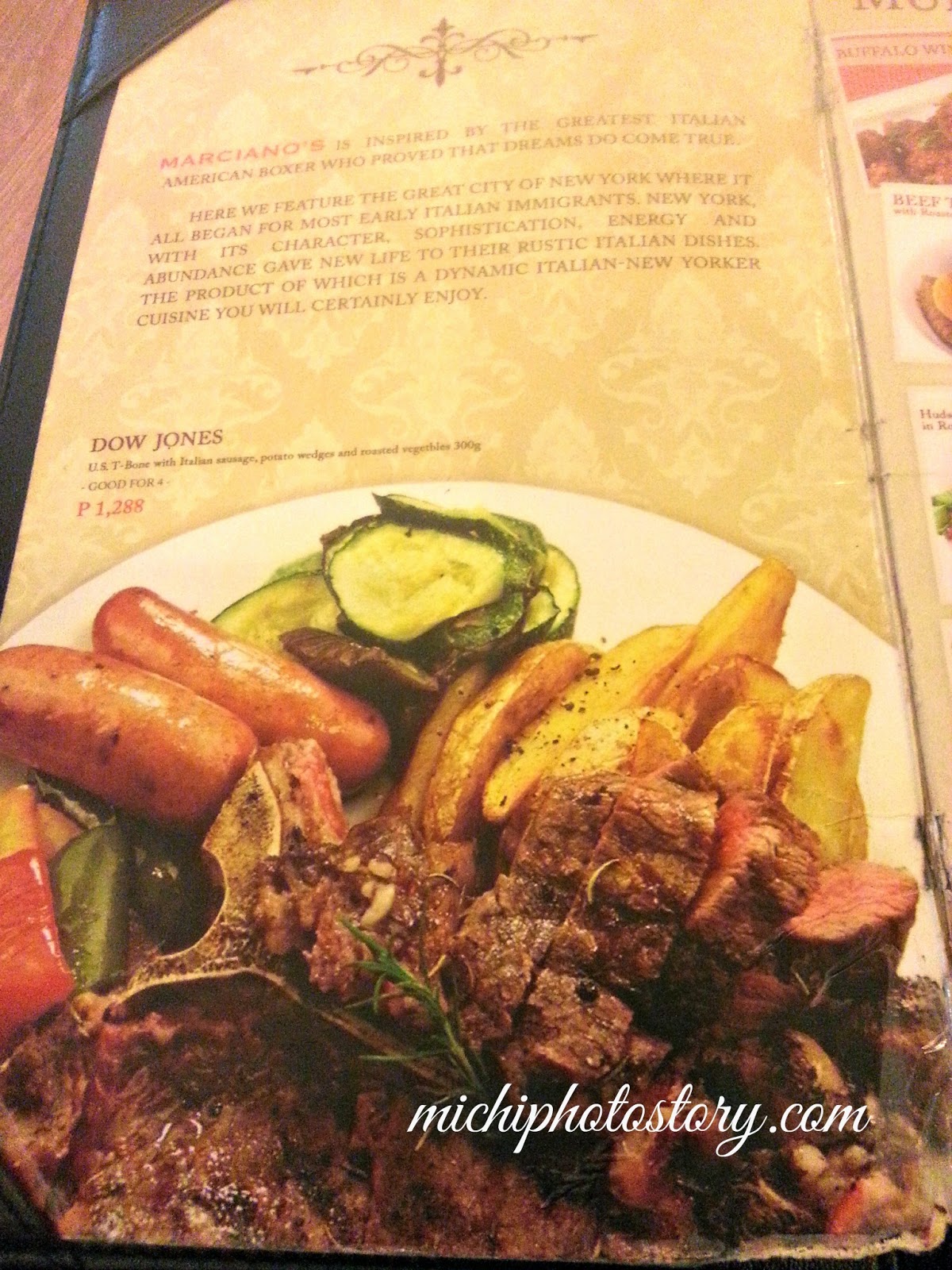 Michi Photostory: Lunch at Marciano’s