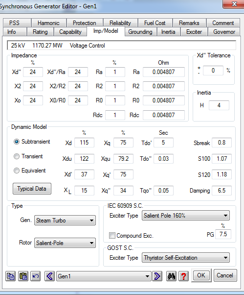 Simulasi Analisis Stabilitas Transien dengan ETAP 12