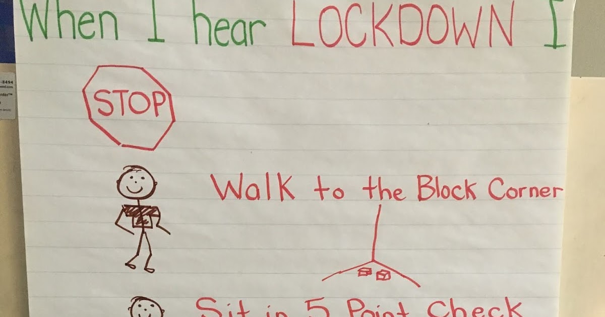 ms. brown's classroom: Lockdown practice