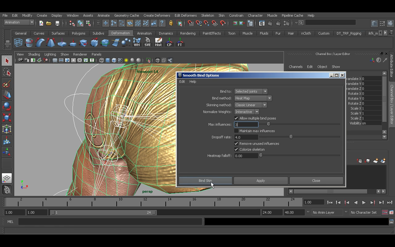 3D Modeling 2: Introduction to Rigging Using Maya 2