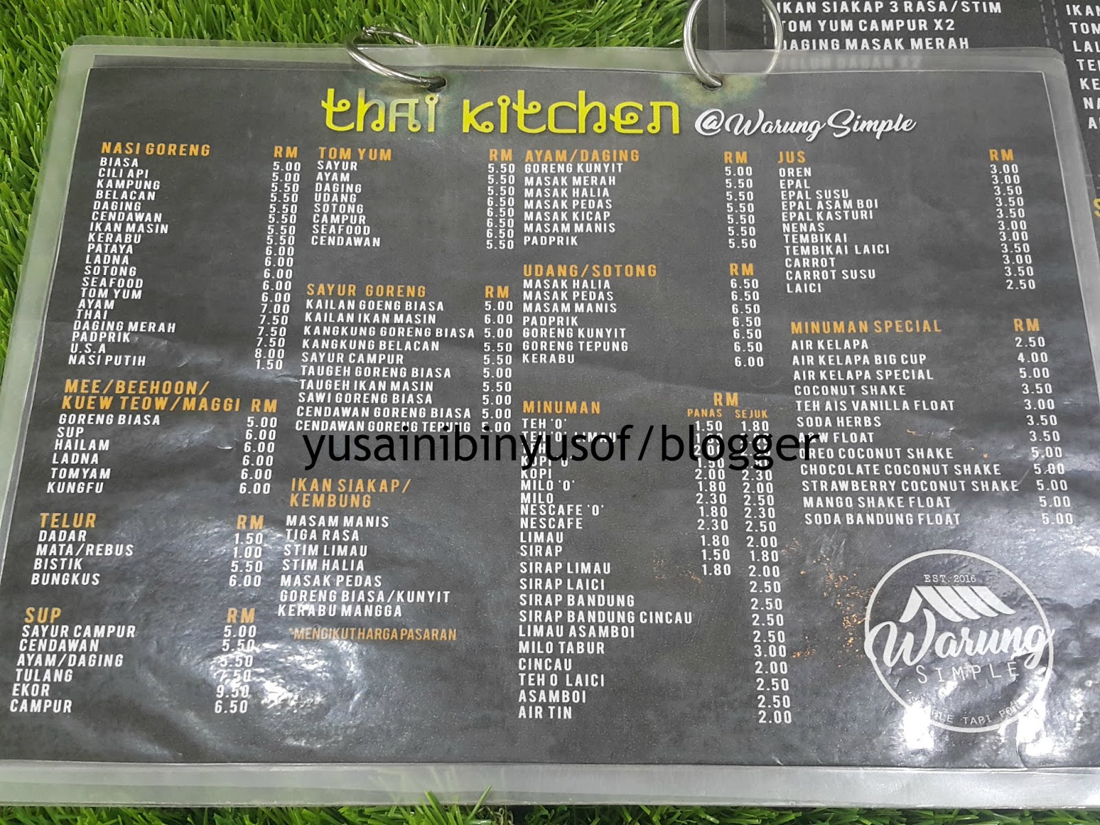 YUSAINIBINYUSOF: WARUNG SIMPLE