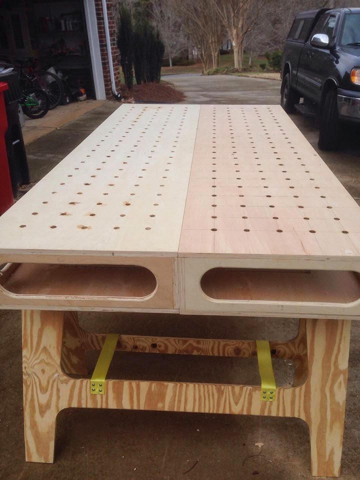 The 2 Car Garage Shop: The Paulk Work Bench and Cross Cut Jig