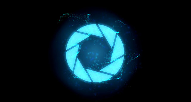 Blue Aperture Wallpaper Engine