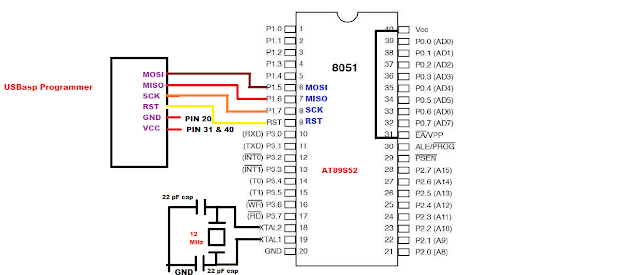 Fun With Electronics And Sensors How To Load Hex File Into At89s52