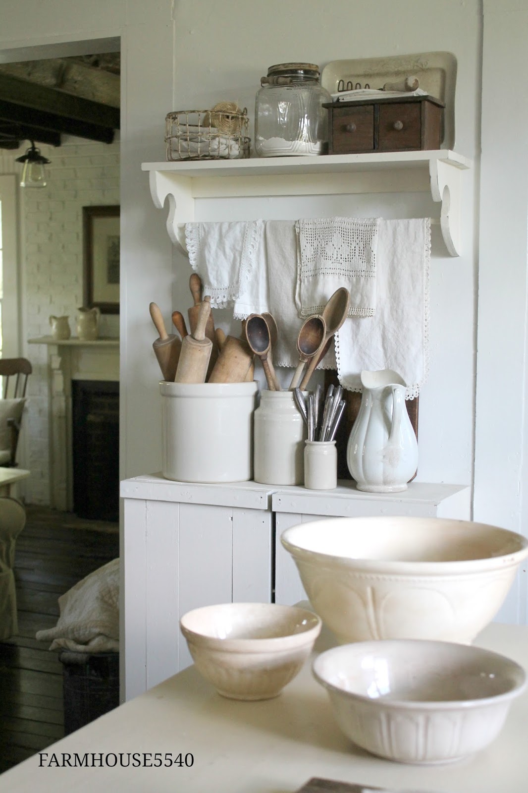 FARMHOUSE 5540: Farmhouse Inspiration ~ Vintage Linens