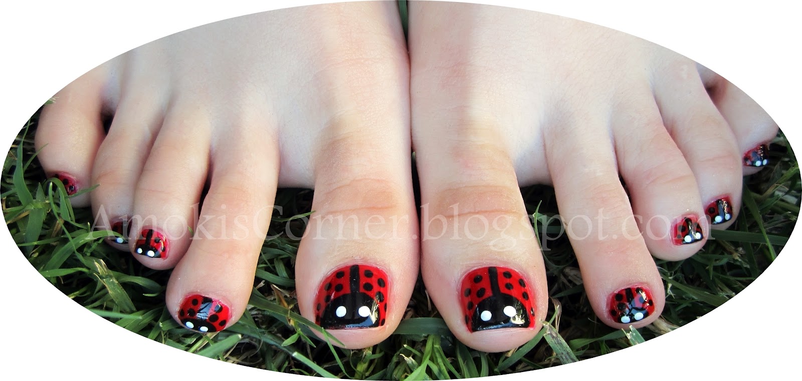 Amoki's Corner: Ladybug Toes