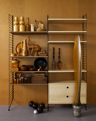Nordiska Style: The String shelf system: a swedish icon