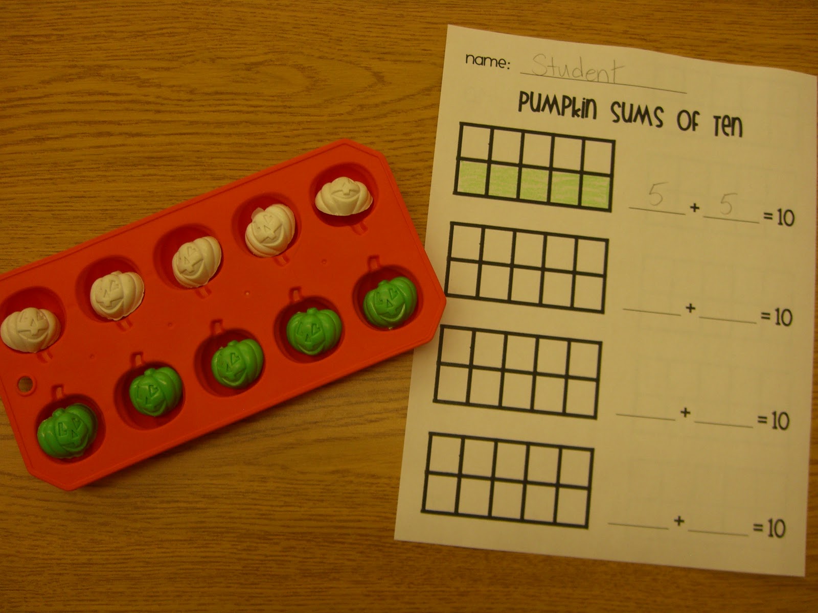 First Grade Garden: Math Stations - Set 2
