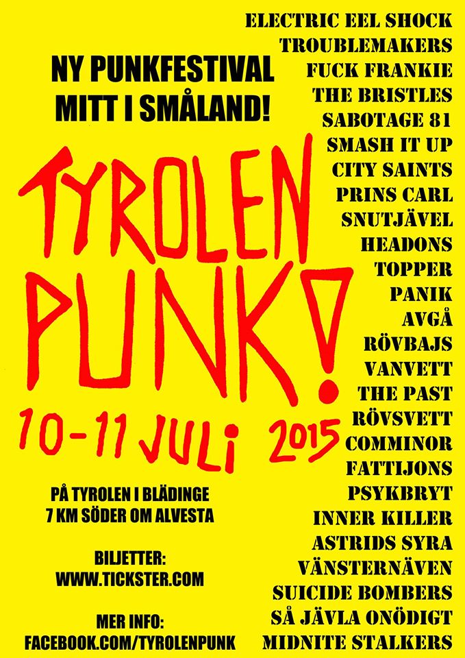 1, 2, Fuck You Punk Revue: New Swedish Punk Festival starts tomorrow