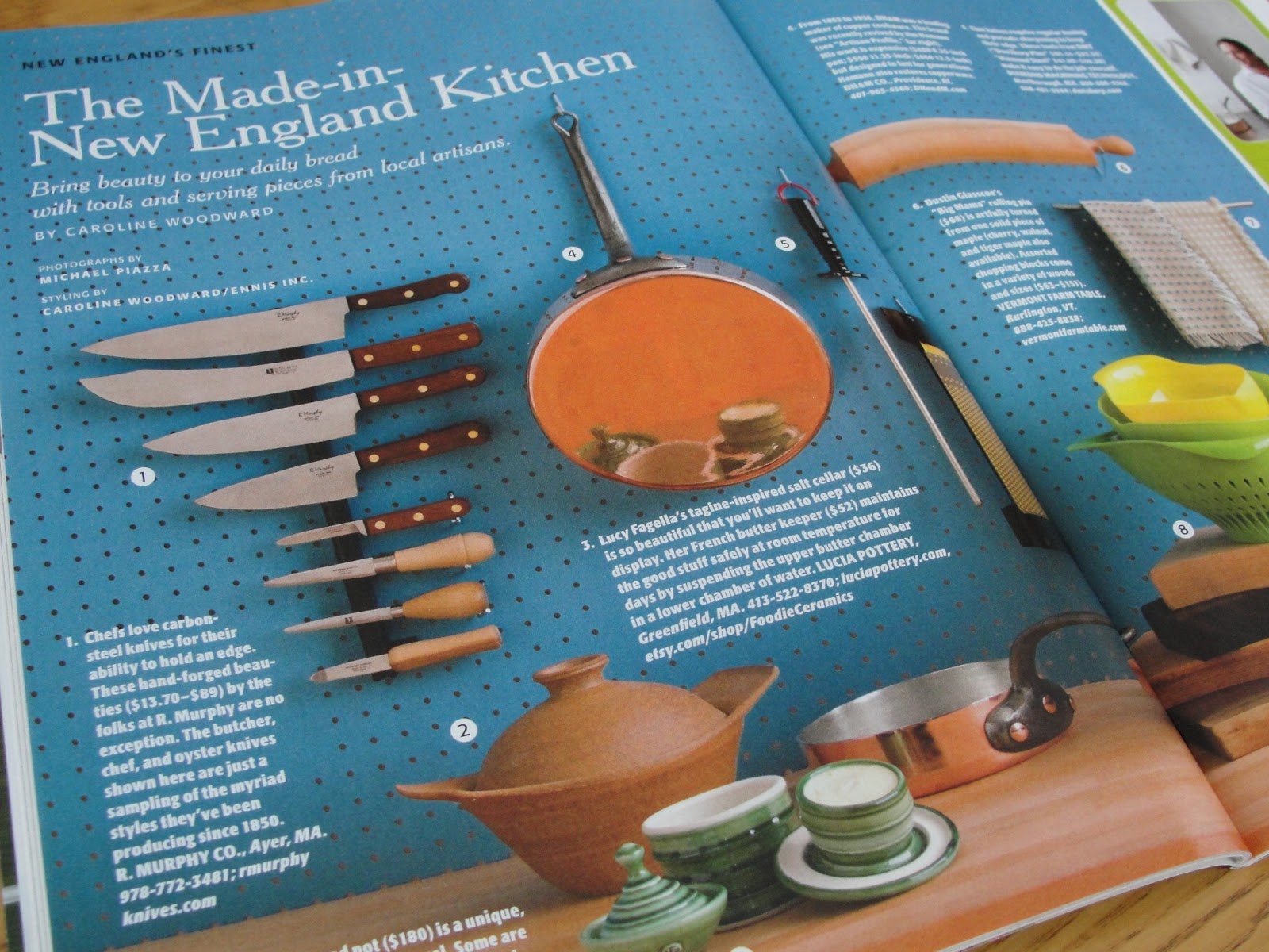 R. Murphy Knife Company: R. Murphy Knives featured in Yankee Magazine!