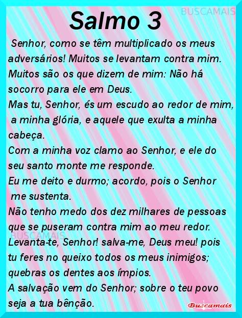 Orar e adorar!: Salmo 3