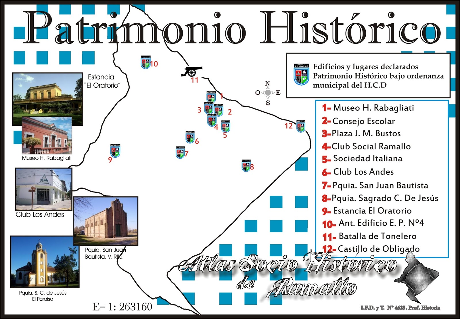 Clase Turista: Mapas temáticos de Ramallo