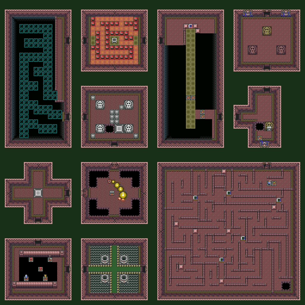 Thales TIF: Zelda Parallel Worlds Mapas