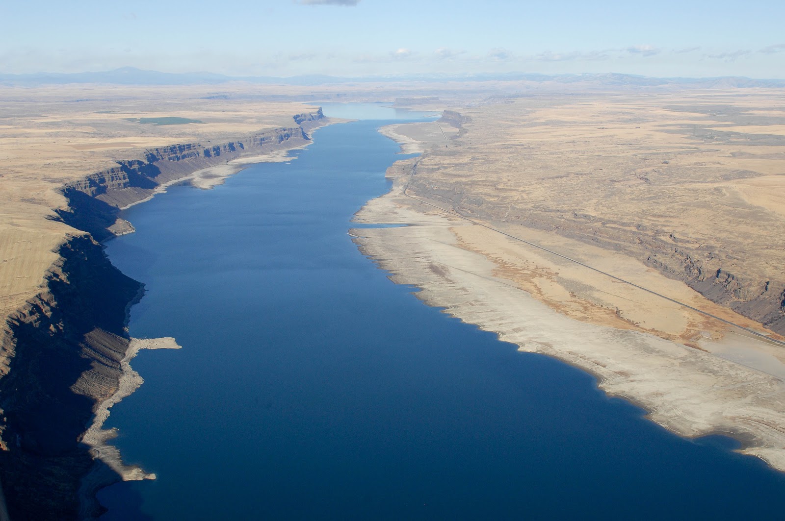 Big Bend Railroad History: Banks Lake Drawdown-1