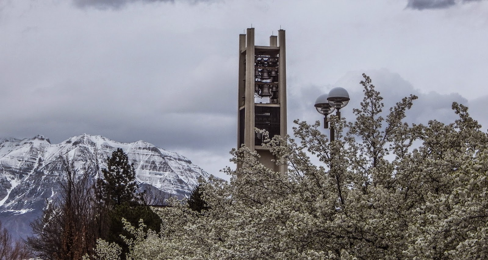 Walking Arizona: BYU Bell Tower in a Storm