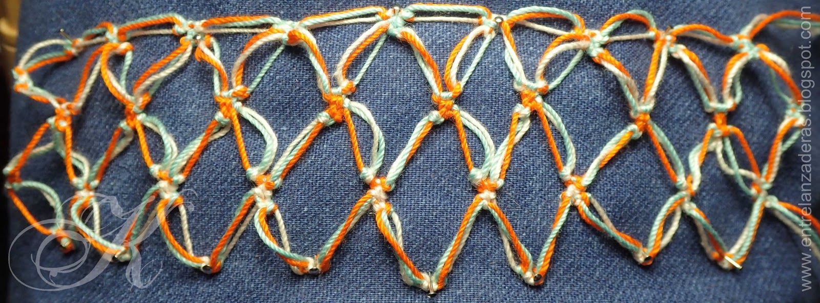 Entre lanzaderas: Dora Young Knot Stitch/Punto Salomón estilo Dora Young