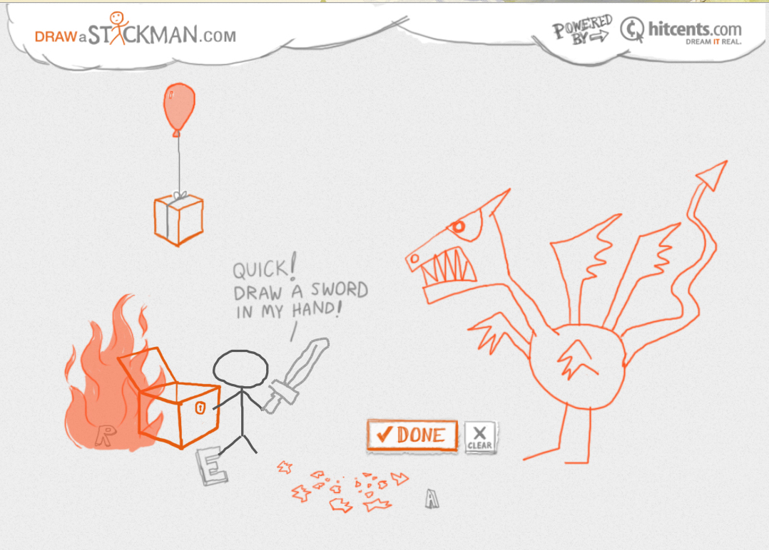 Cheryl's blog: Beautiful website analysis- Draw A Stickman