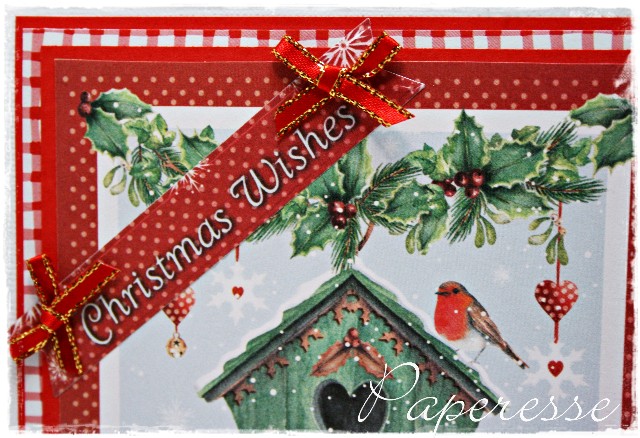 Little Red Robin Christmas card—Christmas cards in France | Paperesse