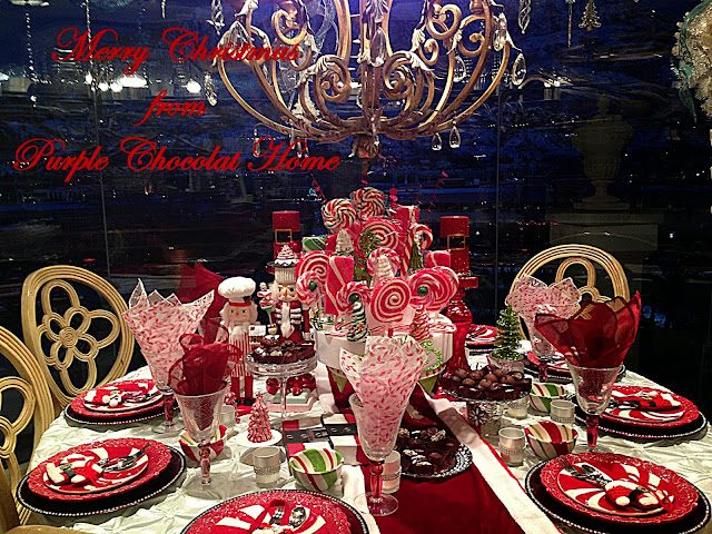 Candy Land Christmas Morning Table - Purple Chocolat Home