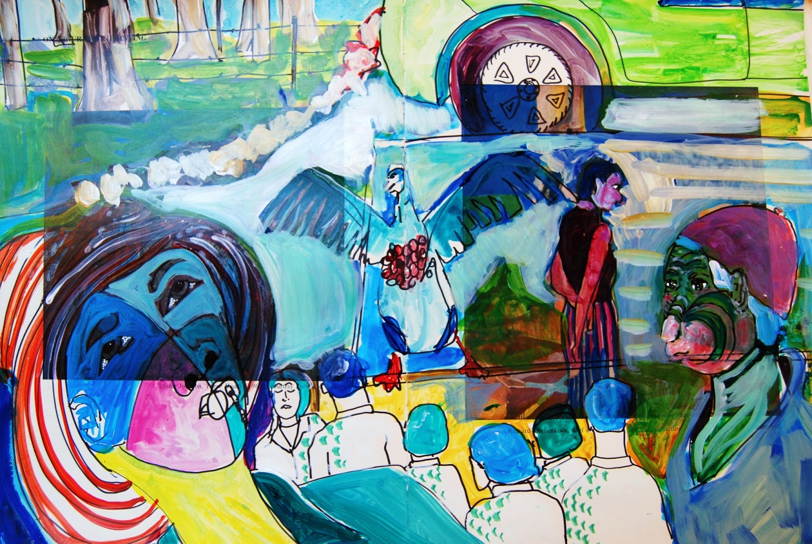 Push Past Ordinary: Art Journal Page - The Freedom of Choice