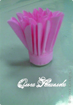 How to make pink flowers - crazzy craft