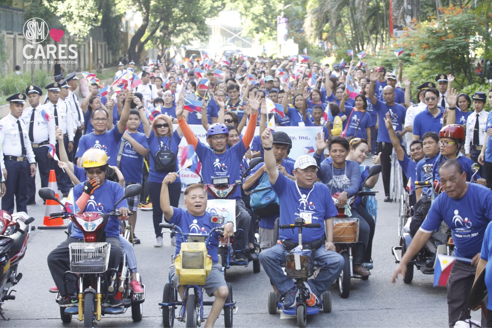 Thousands join Freedom Walk for PWDs in SM Megamall - “For Each Right ...