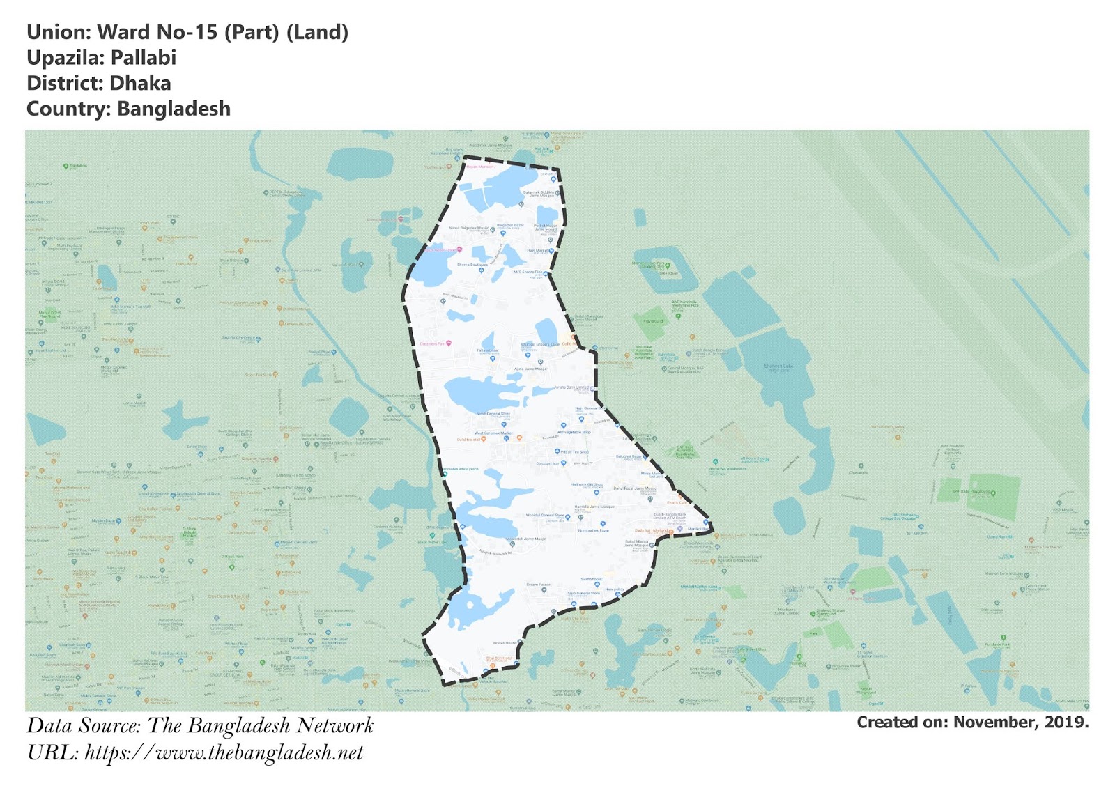 Ward No-15 (Part), Pallabi, Dhaka
