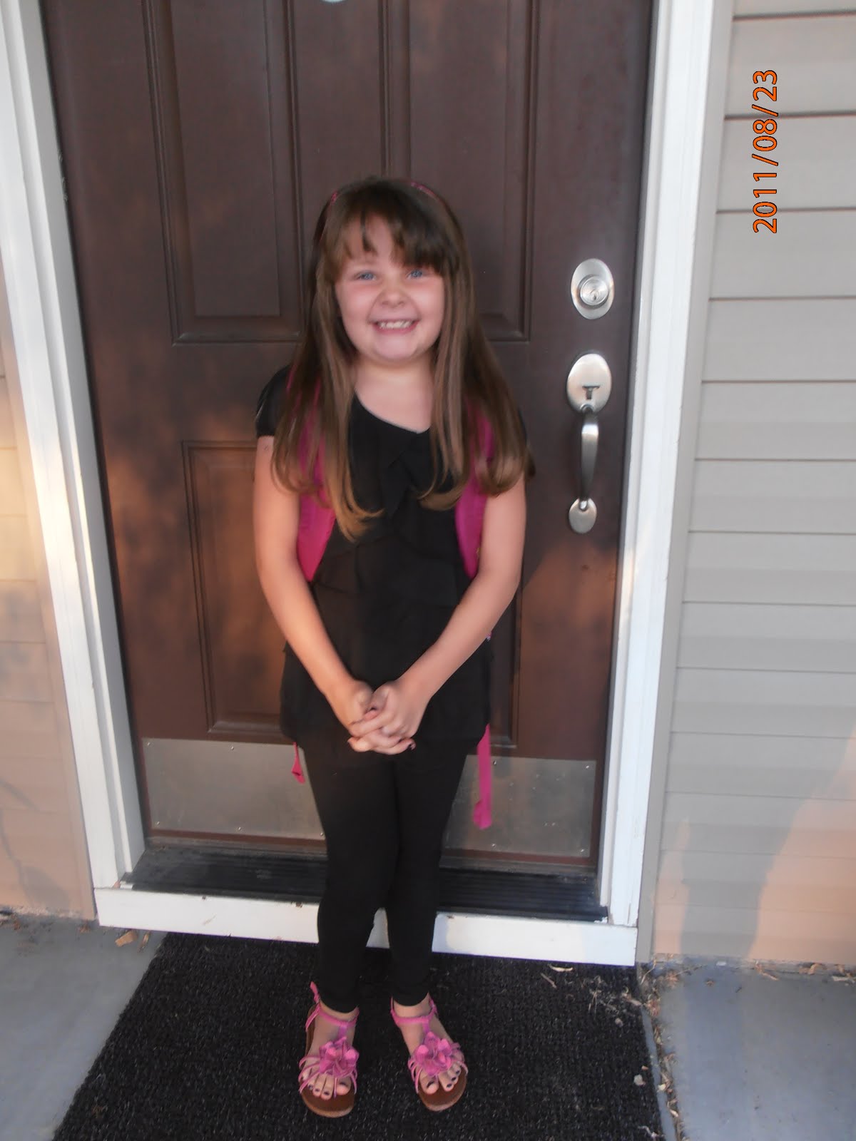 Team Eames: Ellie's First Day of Second Grade