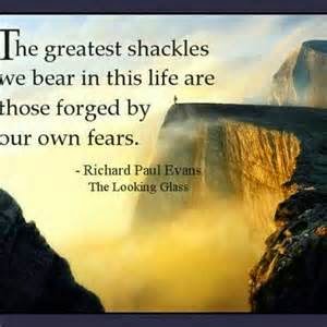 Living From Peace and Joy: Living past fear