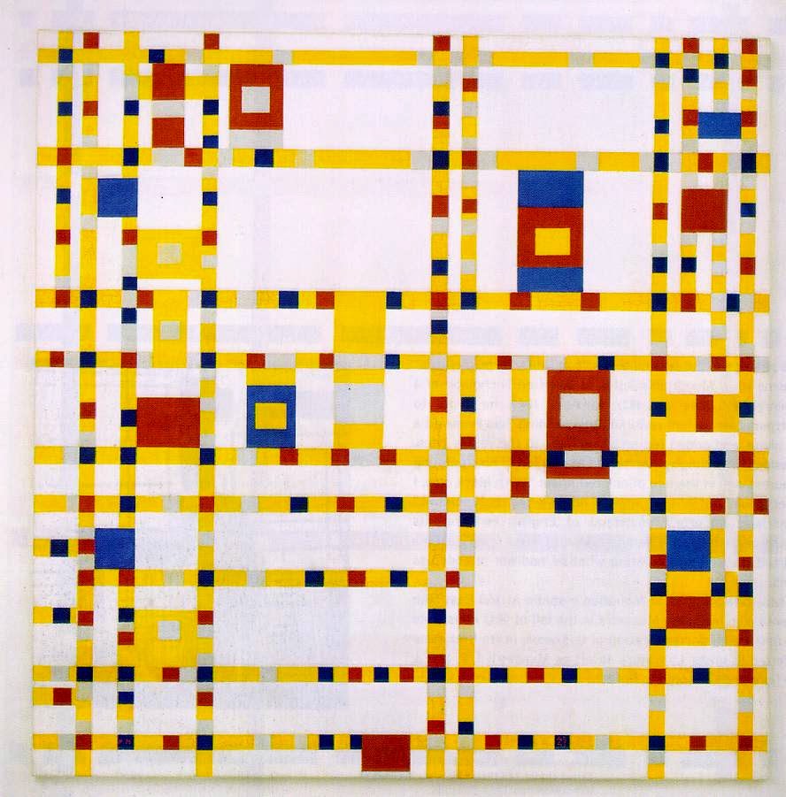 art inklings: Mondrian- Shapes And Color In Kindergarten