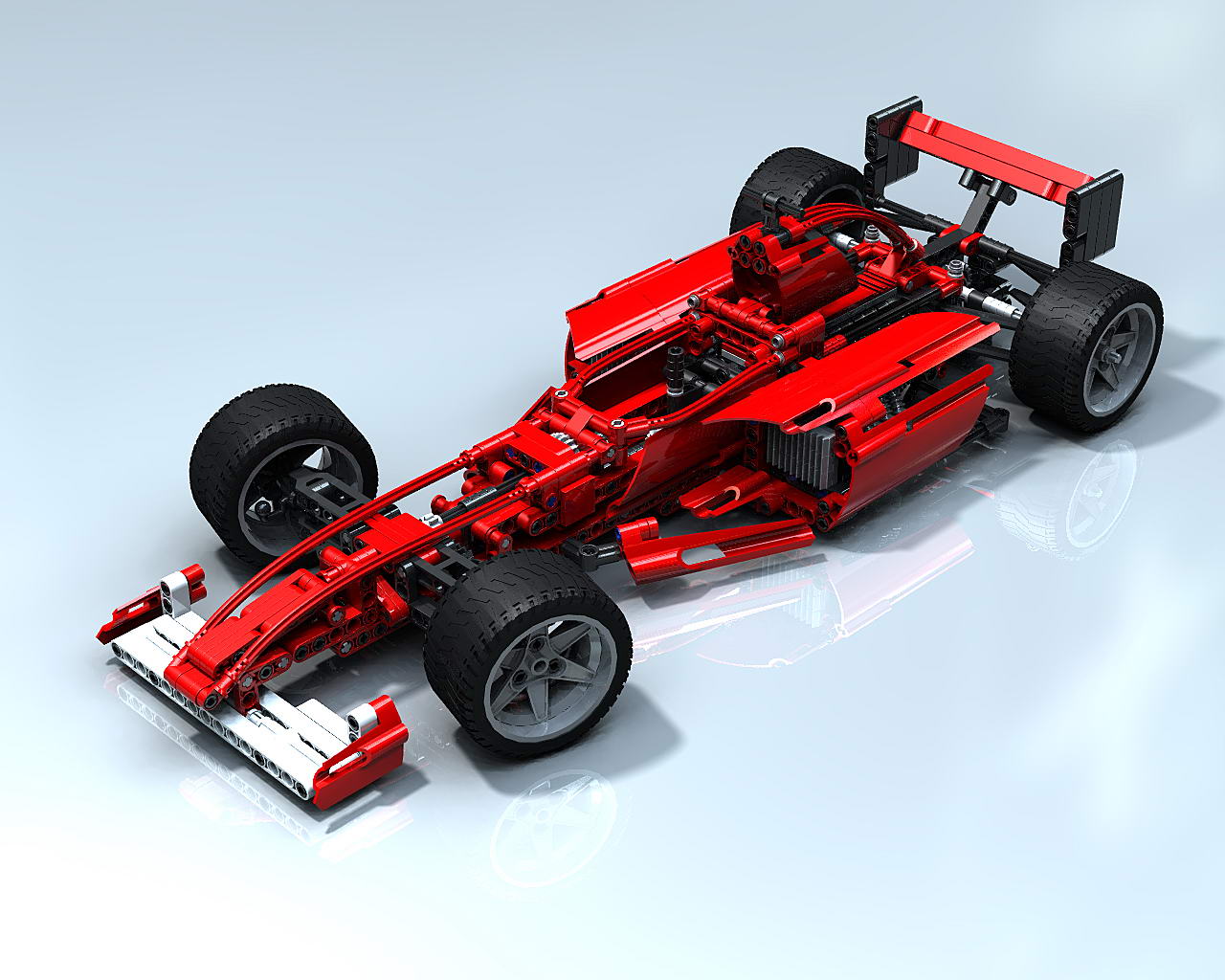 onetwobrick29: LEGO set database: set database: 8386 ferrari f1 racer 1:10