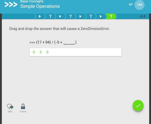 Sololearn Python 闯关解答 (simple Operations)