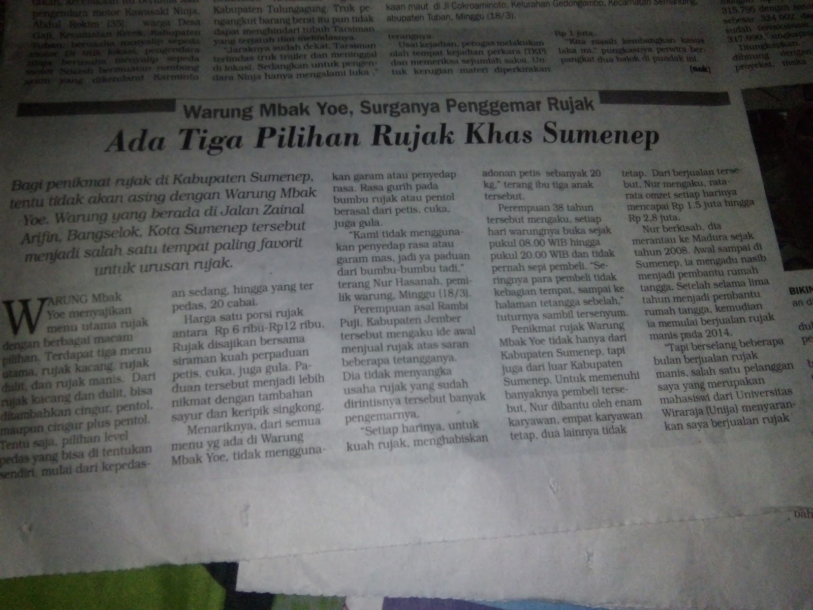 Contoh Jenis Berita Hard News, Soft News dan Feature