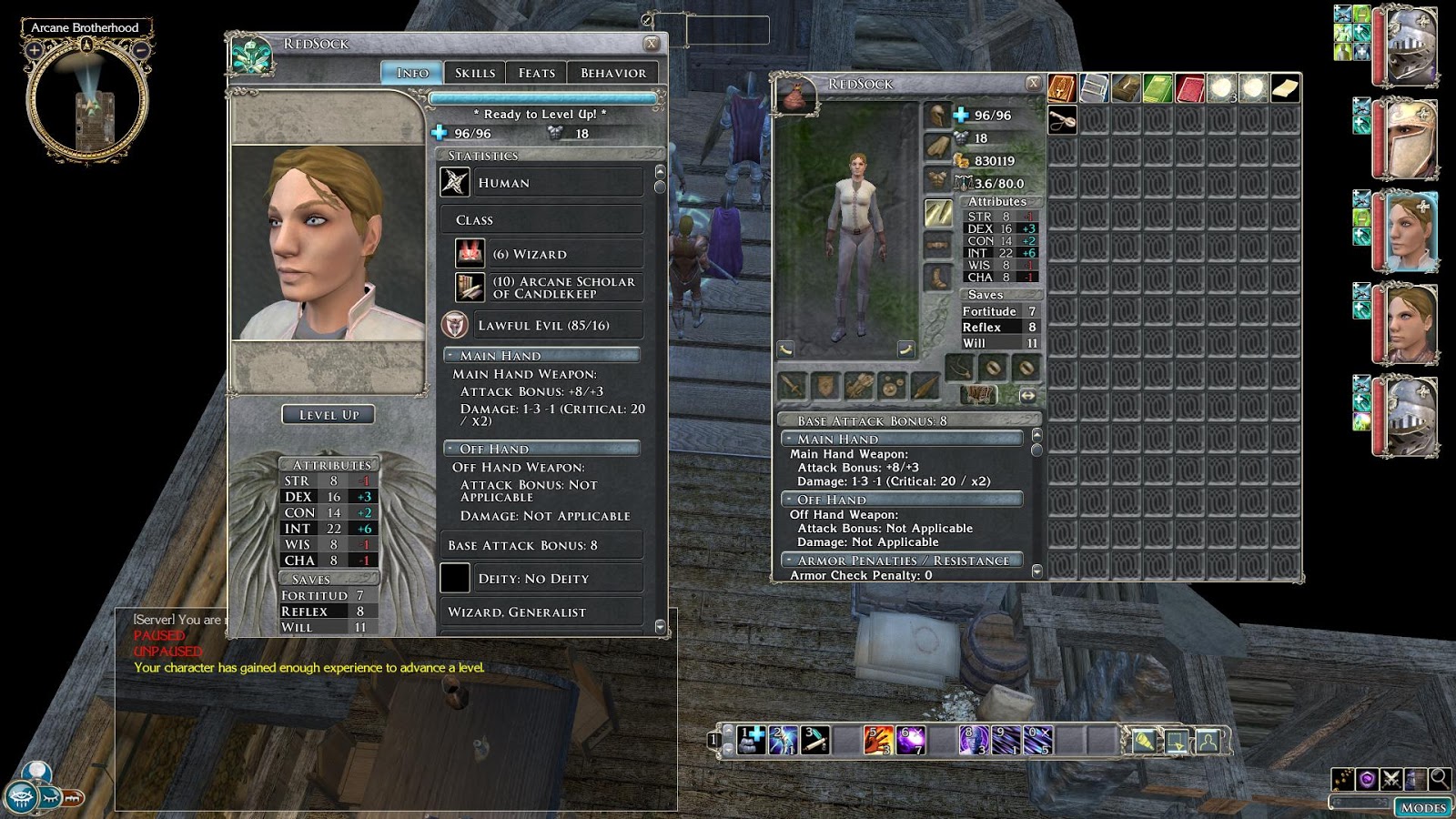 Best cRPGs: User Interface Mods, Neverwinter Nights 2