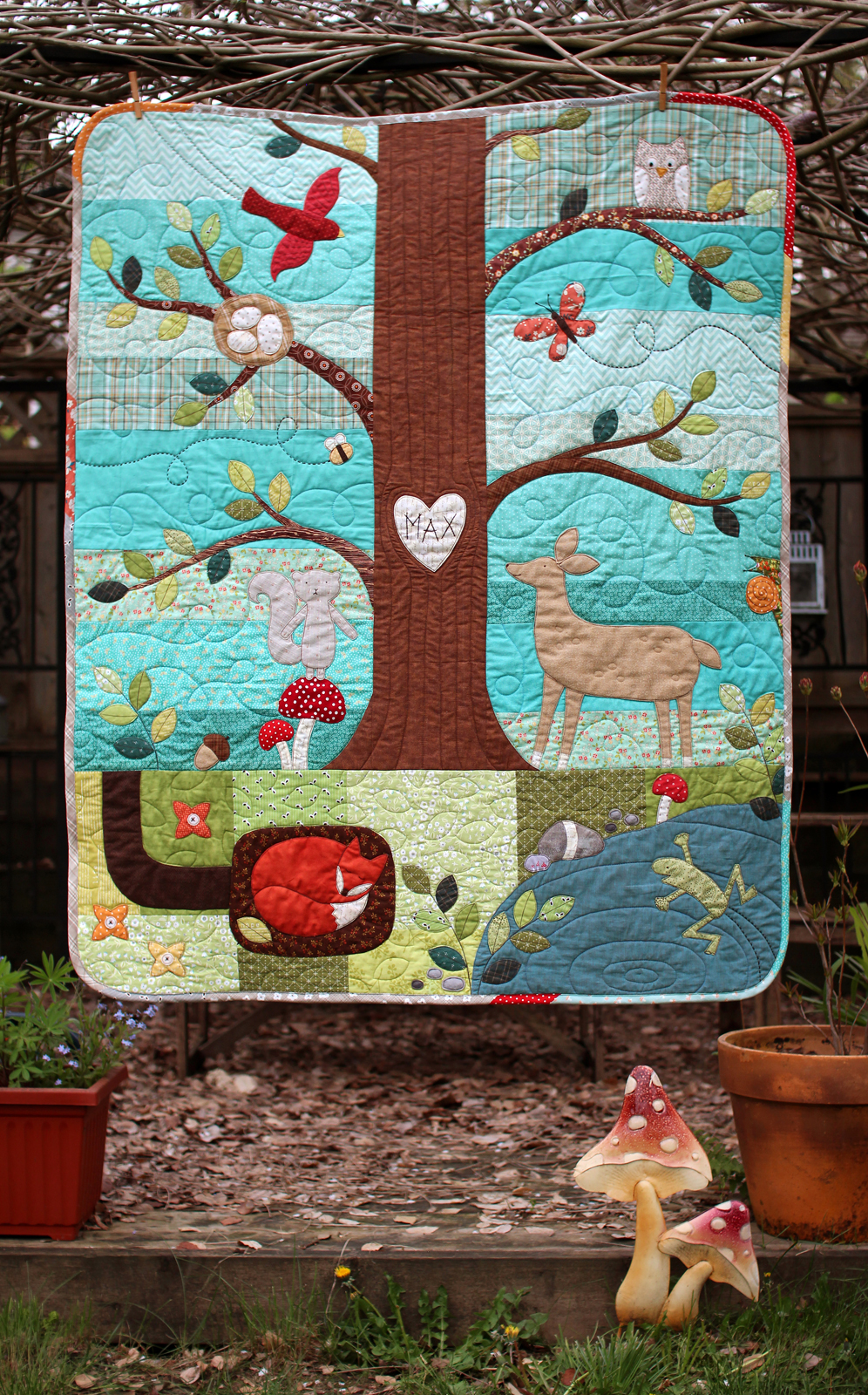 PatchworkPottery: Forest Friends