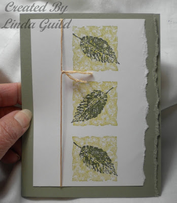 Nothin' Fancy: Three Leaves Card