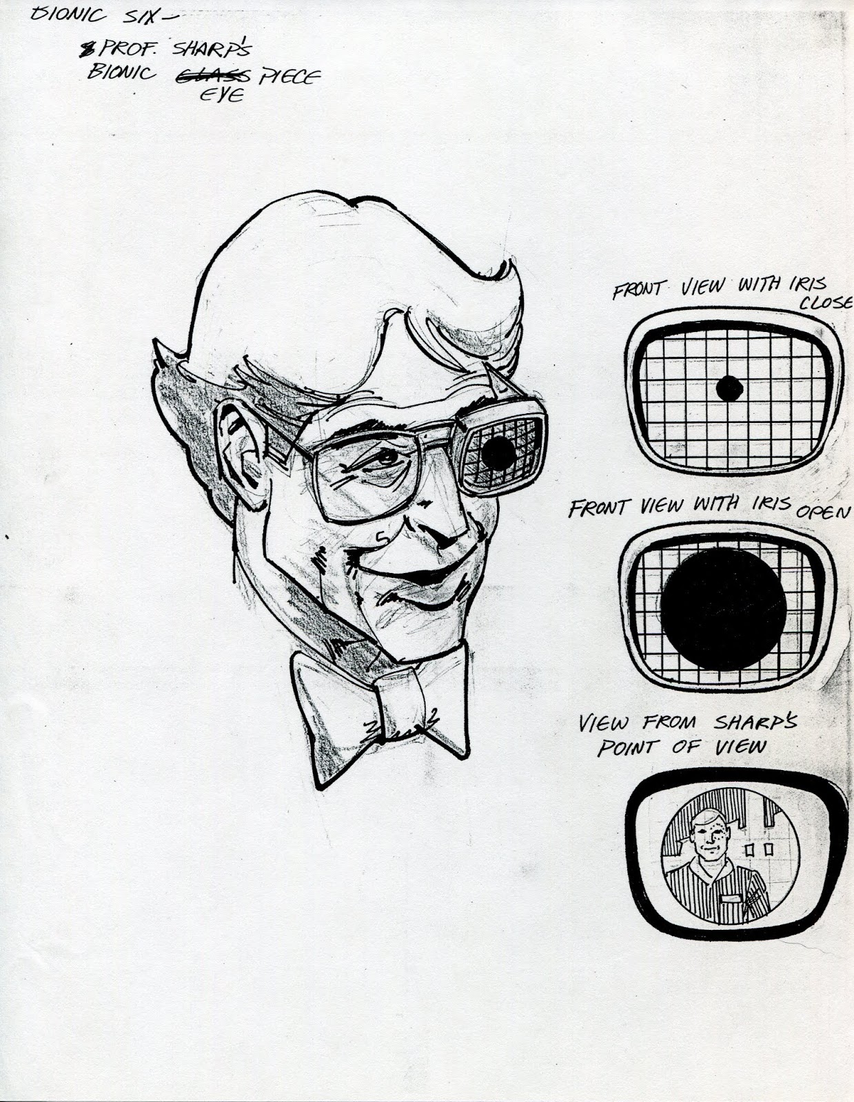 Flooby Nooby: Bionic Six - Concept Art by Alex Toth